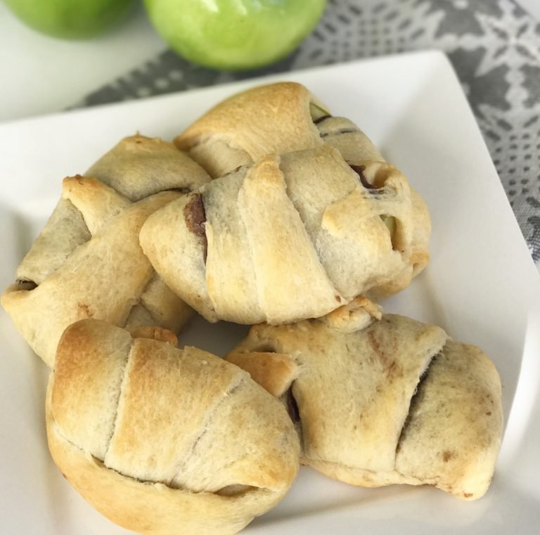 Apple Nutella Crescent Rolls
