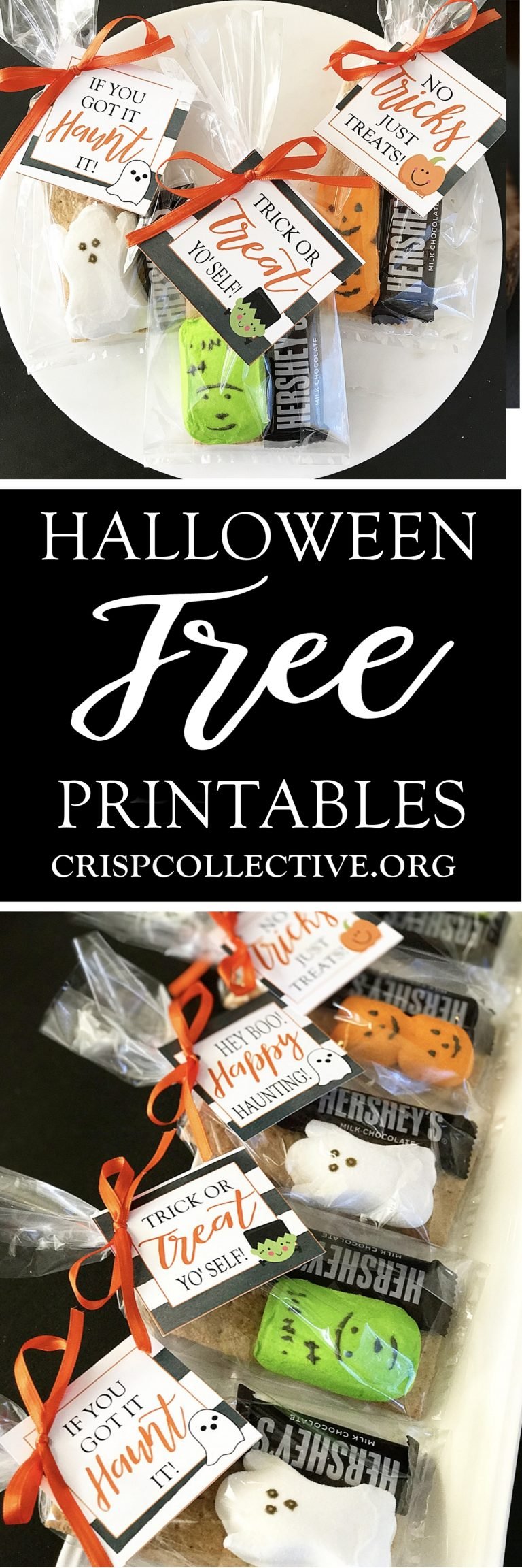 Halloween Treat Tags: 4 Designs