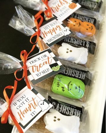 Halloween Treat Tags: 4 Designs