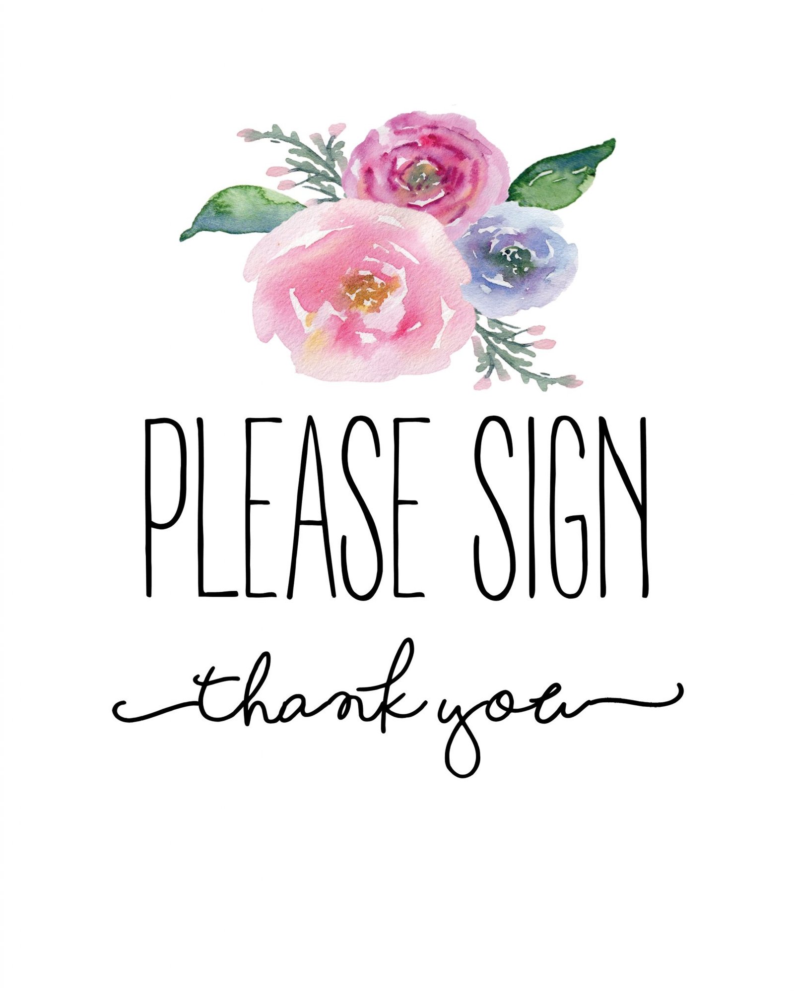 Six Instant Download Party Printables