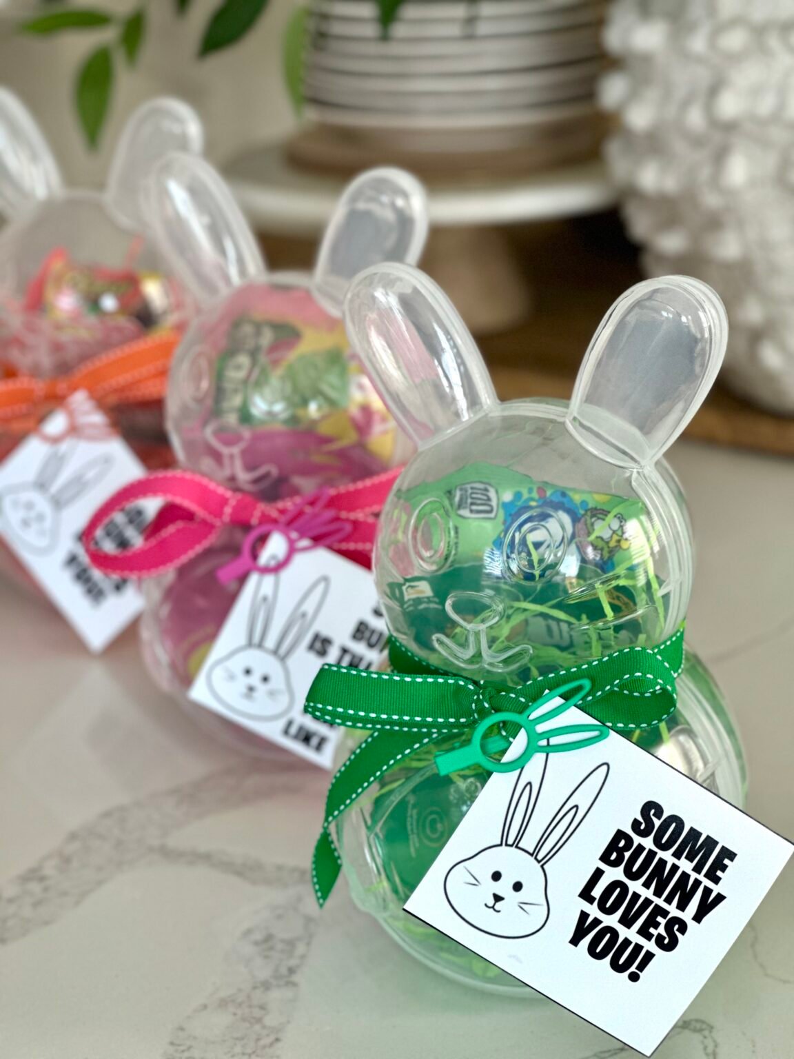 Clear Bunny Gift Idea